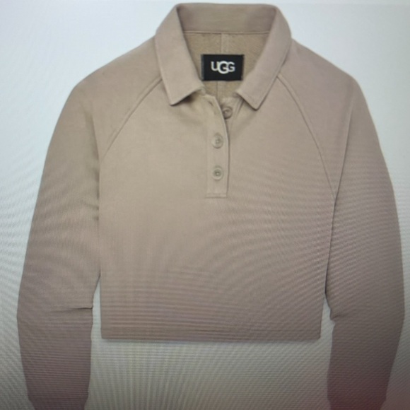 UGG | Tops | Ugg Tan Textured Knit Hoodie | Poshmark